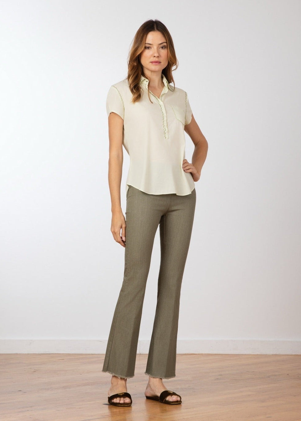 LEO DENIM | ARMY GREEN – REBECCA
